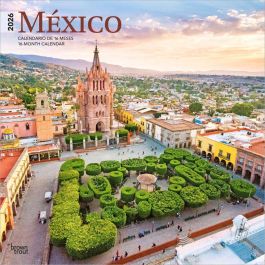Mexico | 2026 12 x 24 Inch (Hanging) Monthly Square Wall Calendar ...