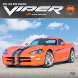 Dodge Viper OFFICIAL | 2026 12 x 24 Inch (Hanging) Monthly Square Wall ...