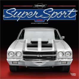 Chevy Super Sport OFFICIAL | 2026 12 x 24 Inch (Hanging) Monthly Square ...